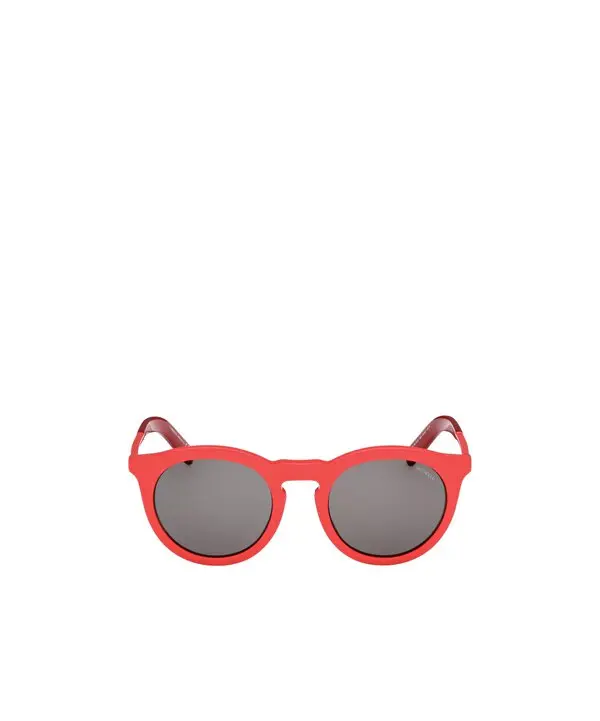 Moncler Round Frame Sunglasses - Red