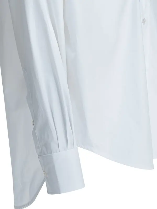 MAISON MARGIELA Buttoned Fringed Shirt - White