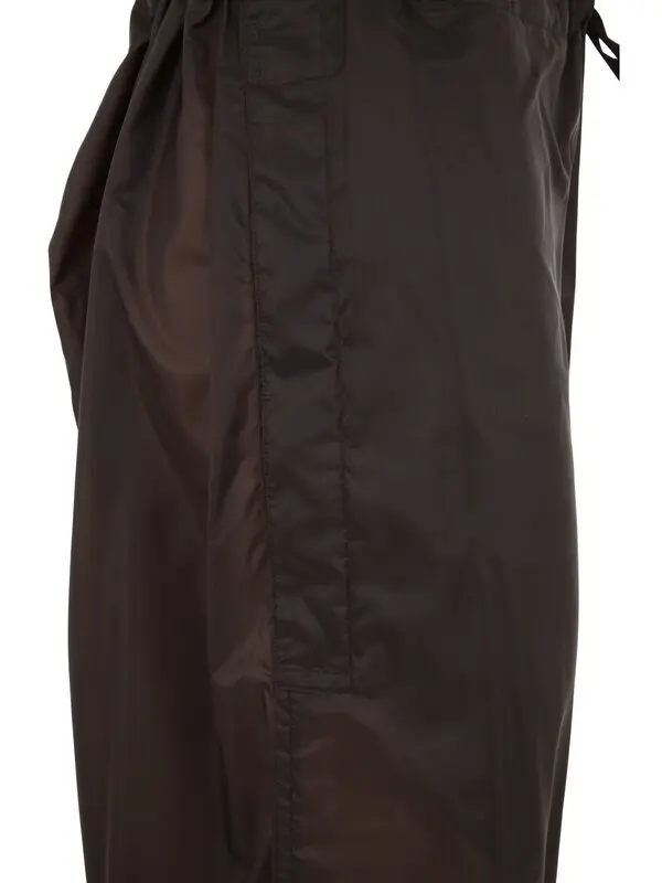 MAISON MARGIELA Wide Leg Drawstring Cuff Trousers