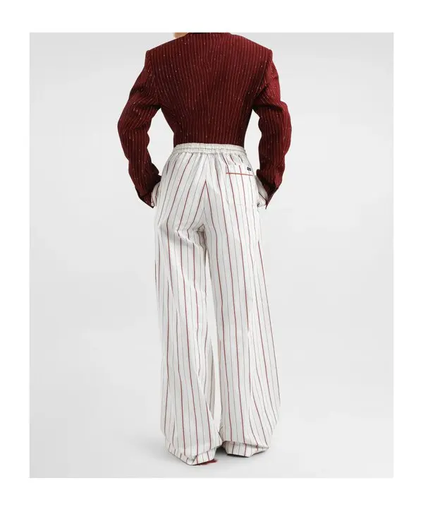 Dolce & Gabbana Double-breasted Pinstriped Taormina Jacket