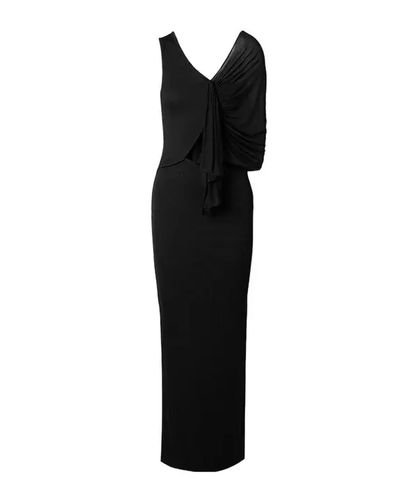 Christopher Esber Asymmetrical Cut-out Draped Dress