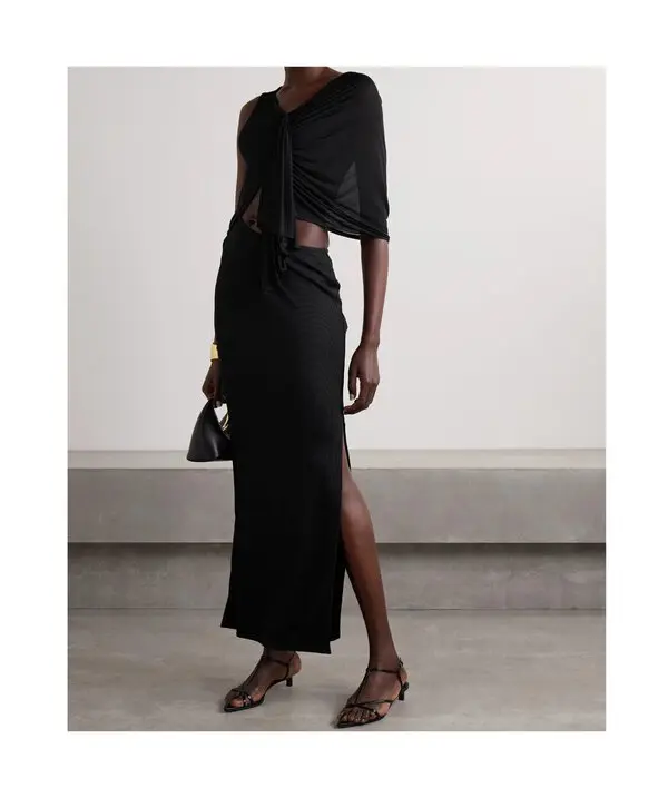 Christopher Esber Asymmetrical Cut-out Draped Dress