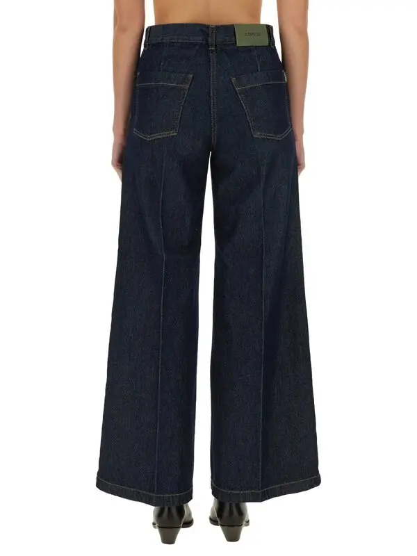 Aspesi Wide Leg Denim Jeans