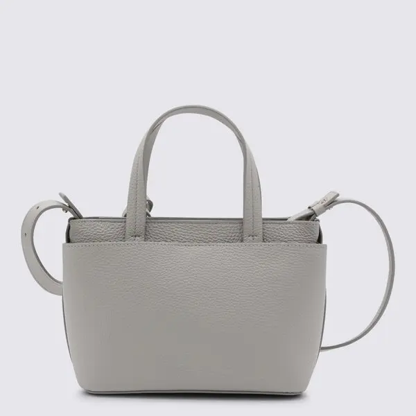 Fabiana Filippi Logo Print Tote Bag - Gray