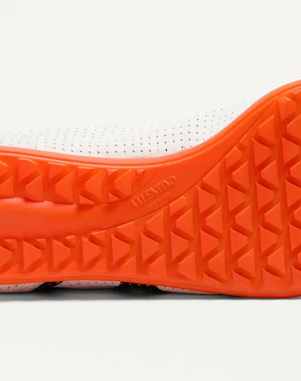 Valentino Garavani Vlogo Signature Perforated Lace-up Sneakers