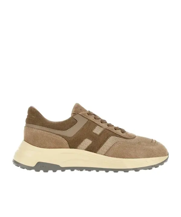 Hogan H-stripe Low-top Sneakers - Brown