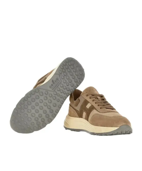 Hogan H-stripe Low-top Sneakers - Brown