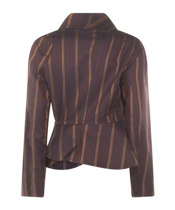 VIVIENNE WESTWOOD Striped Button-up Jacket