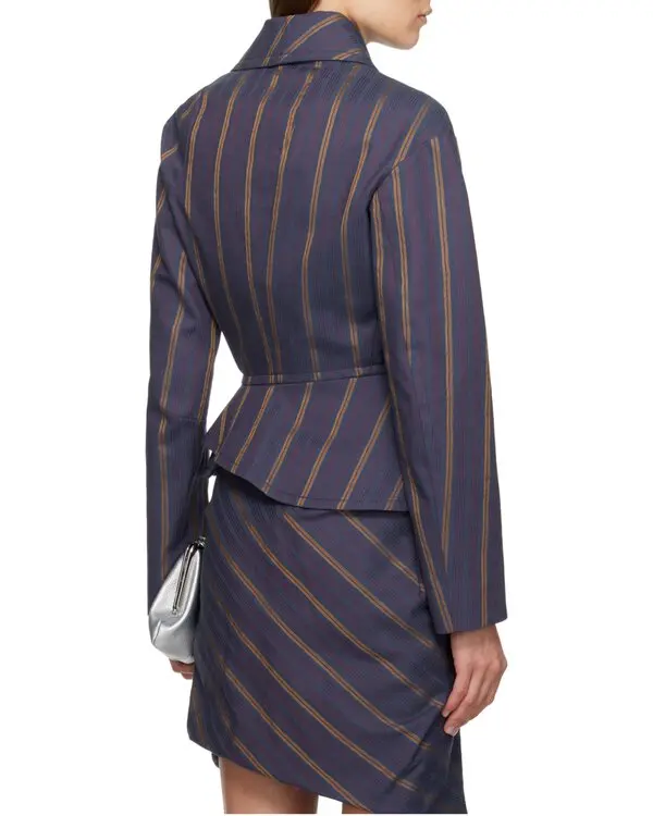 VIVIENNE WESTWOOD Striped Button-up Jacket