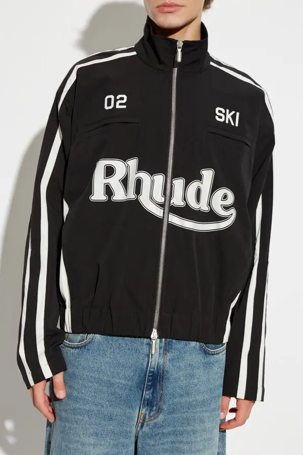 Rhude Logo Casual Jacket With High Neck