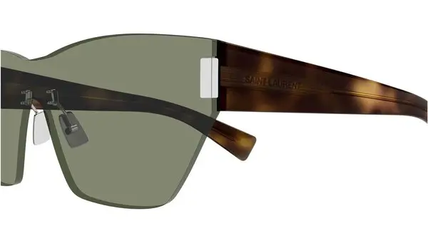Saint Laurent Shield Sunglasses - Green