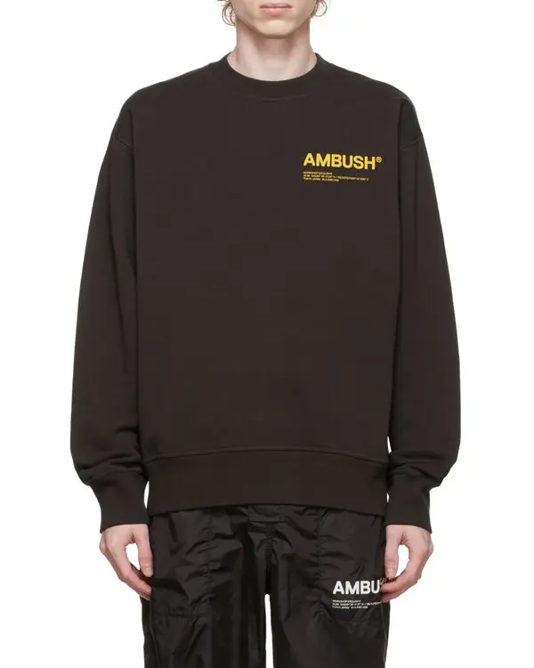 AMBUSH Logo-print Long-sleeve Sweatshirt