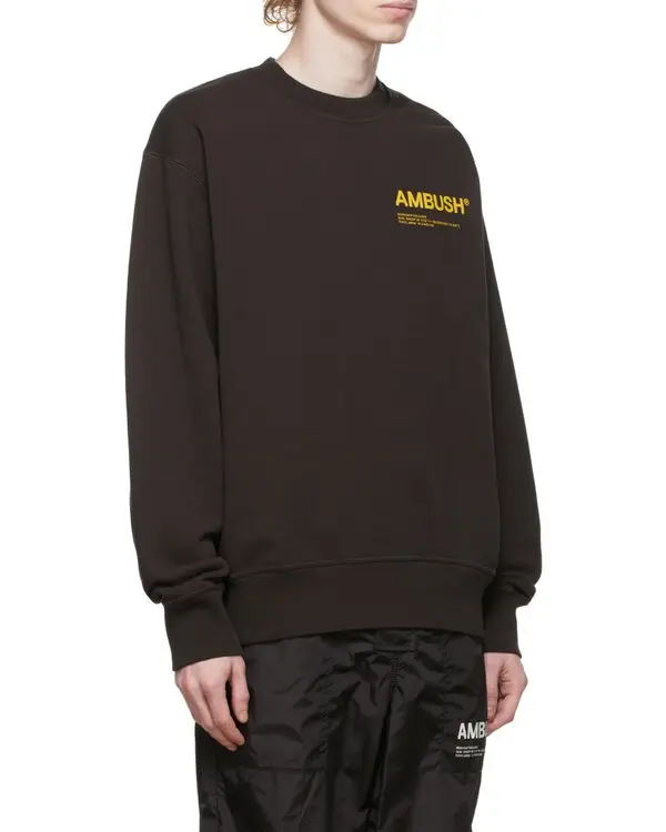 AMBUSH Logo-print Long-sleeve Sweatshirt