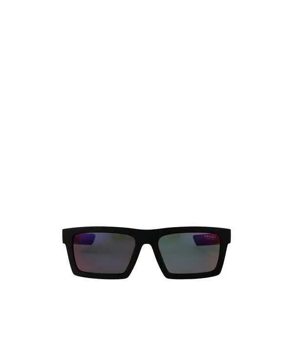 Prada Rectangular Frame Sunglasses - Black