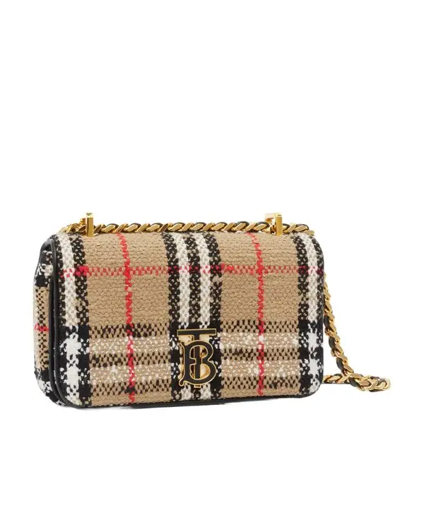 Burberry Lola Foldover Crossbody Bag - Nude