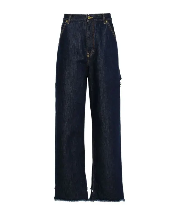 DARKPARK Wide-leg Jeans With Embellishments - Black