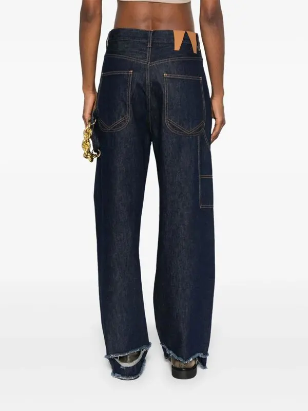 DARKPARK Wide-leg Jeans With Embellishments - Black