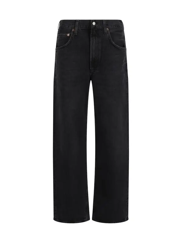 AGOLDE Low Curve Mid-rise Wide-leg Jeans