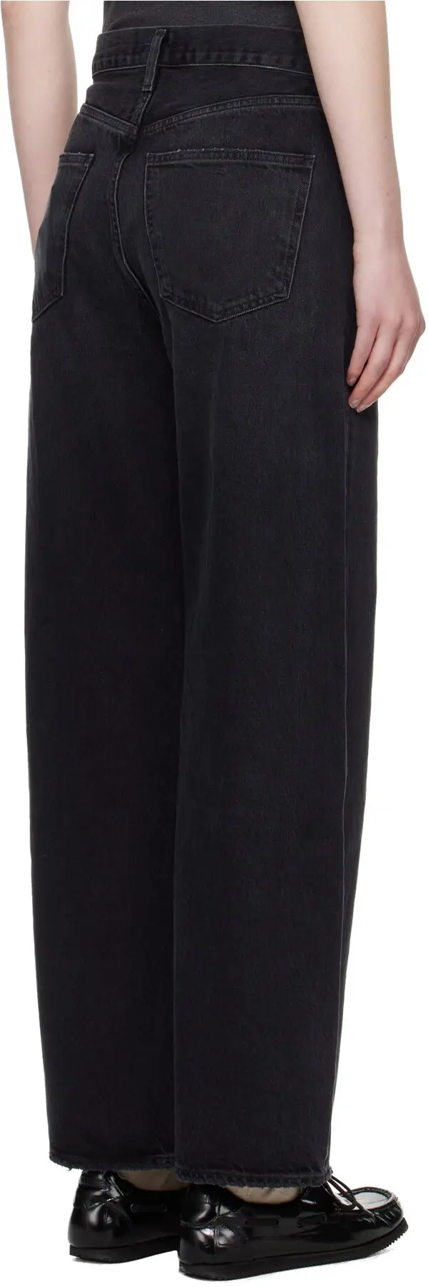AGOLDE Low Curve Mid-rise Wide-leg Jeans