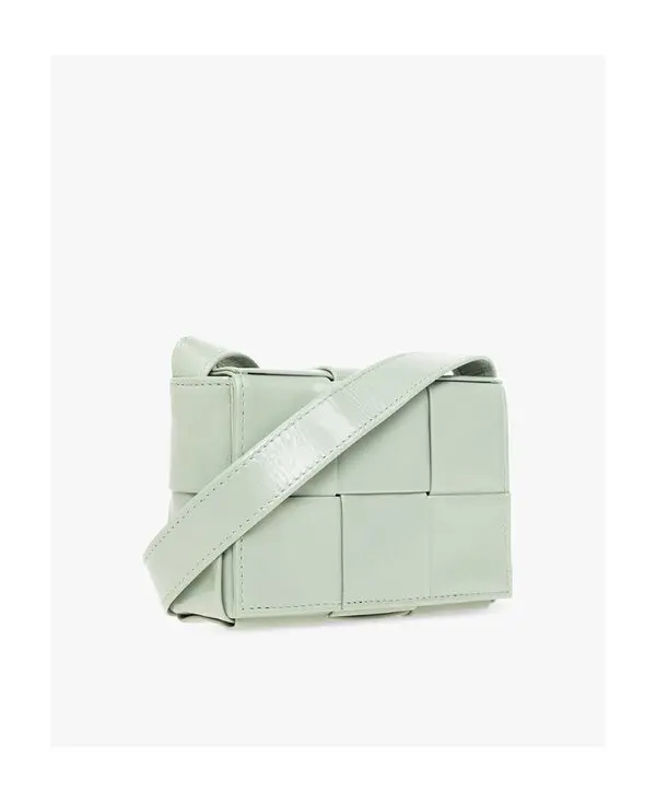 Bottega Veneta Magnetic Buckle Shoulder Bag - Green