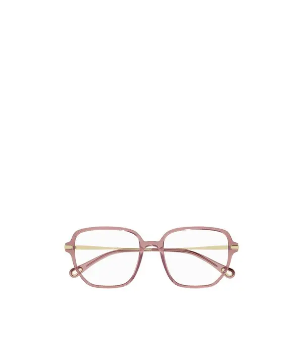 Chloé Eyewear Square Frame Glasses - Nude