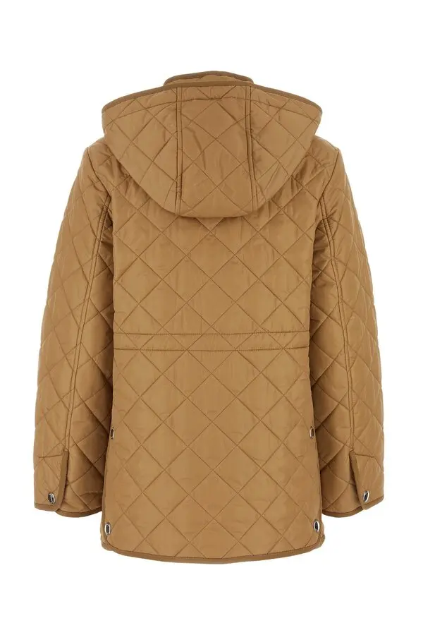 Burberry Diamond-quilted Drawstring Hooded Jacket