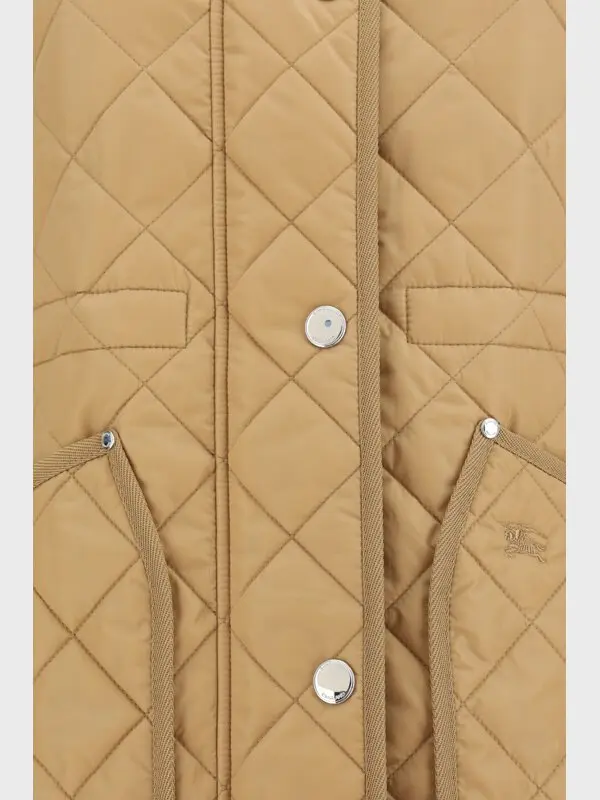 Burberry Diamond-quilted Drawstring Hooded Jacket