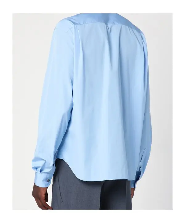 Prada Long Sleeved Buttoned Shirt - Blue