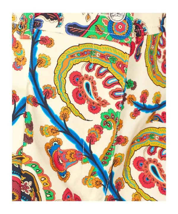 Etro Paisley Printed Shorts