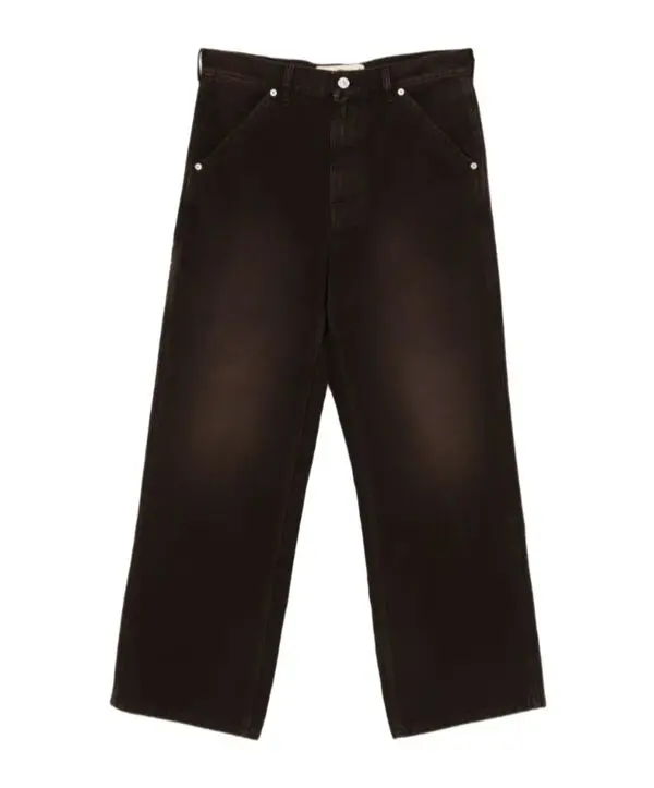 Marni Wide-leg Relaxed Jeans - Brown