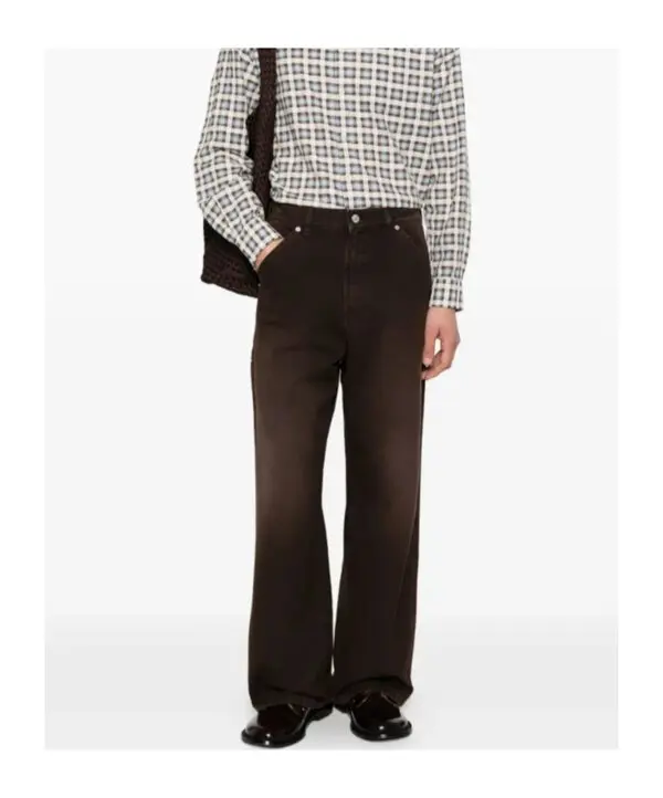 Marni Wide-leg Relaxed Jeans - Brown