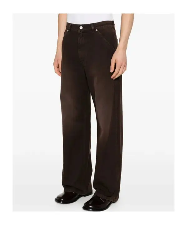 Marni Wide-leg Relaxed Jeans - Brown