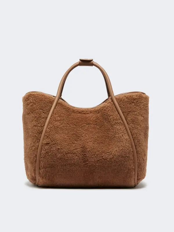 Max Mara Teddy Fabric Bag