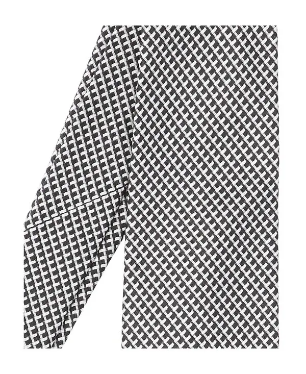 TOM FORD Patterned Jacquard Pointed-tip Tie - Gray