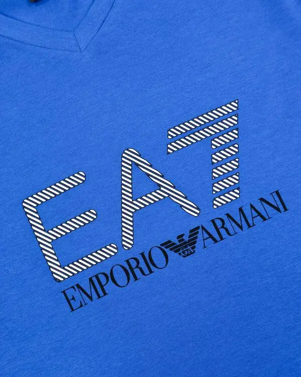 EA7 Logo Crew-neck T-shirt