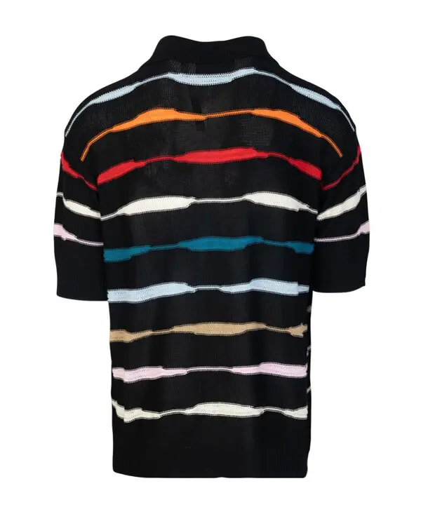 BARROW Contrast-striped Polo Shirt