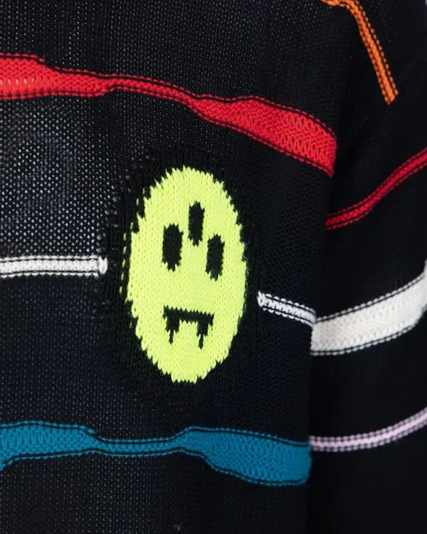 BARROW Contrast-striped Polo Shirt