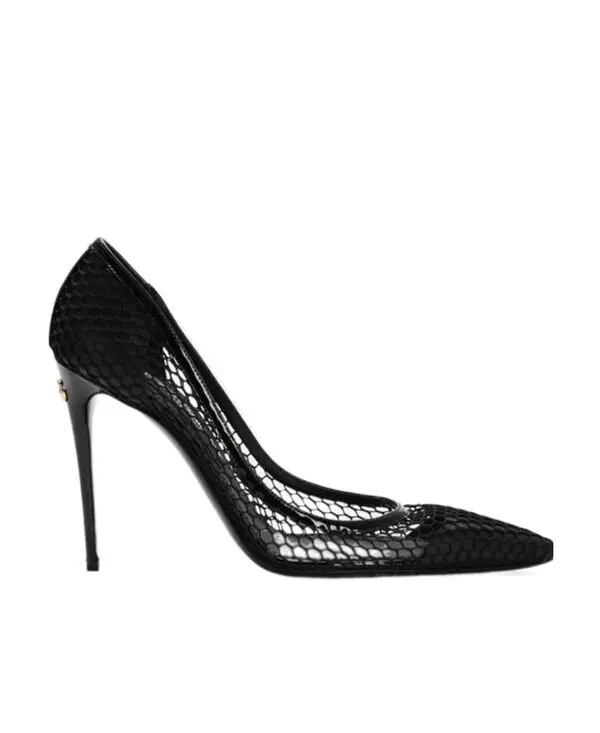 Dolce & Gabbana Mesh Detail Pointed-toe Pumps