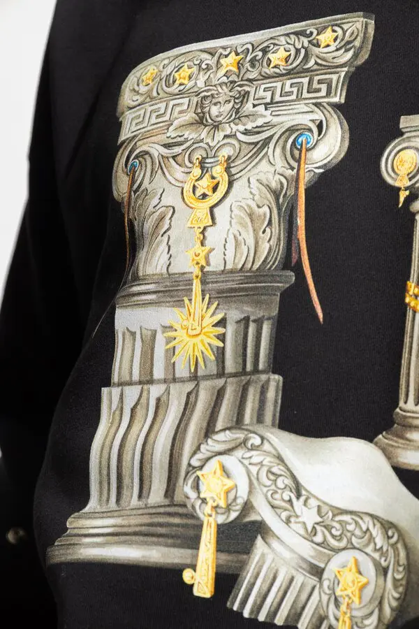 Versace Graphic-printed Crewneck Sweatshirt