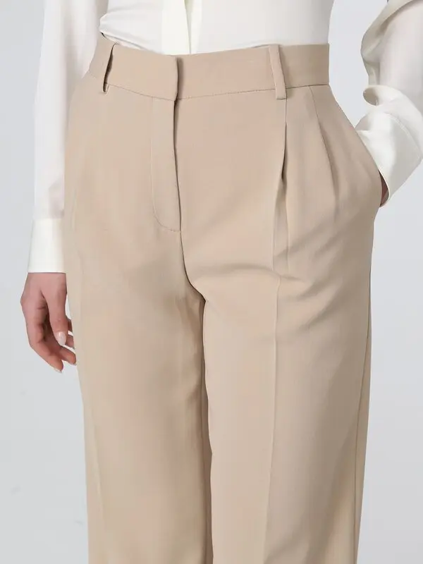 Theory Straight-leg Pleated Trousers