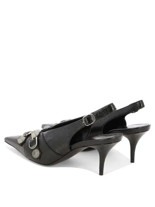 Balenciaga Cagole Slingback Pumps