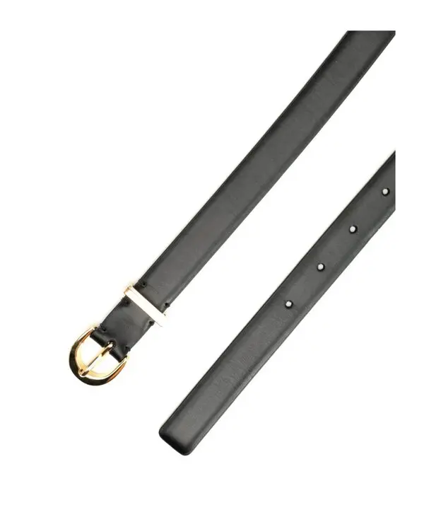 Khaite Luna Buckle Adjustable Belt - Black