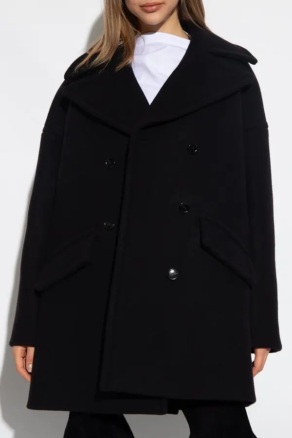 Alaïa Double-breasted Straight Hem Caban Coat