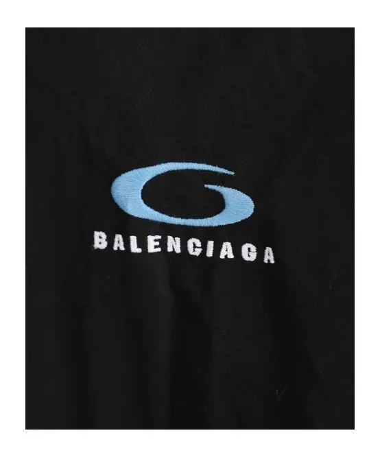 Balenciaga Logo Embroidered Long-sleeved Shirt