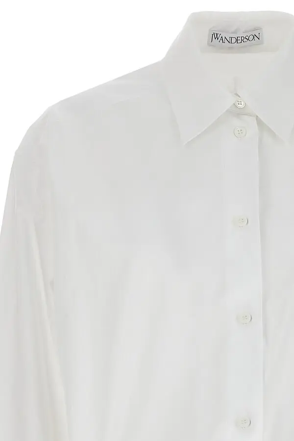 J.W.ANDERSON Jw Anderson Collared Button-up Shirt - White