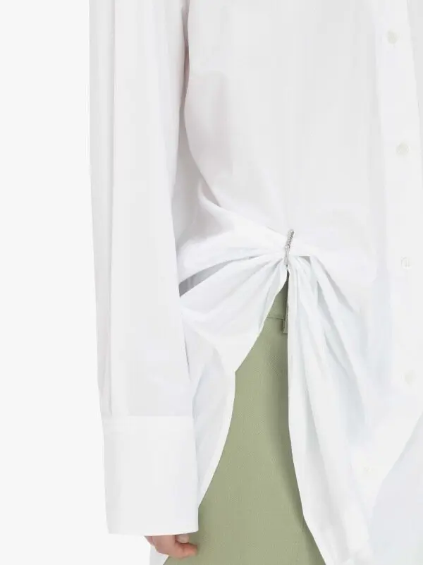 J.W.ANDERSON Jw Anderson Collared Button-up Shirt - White