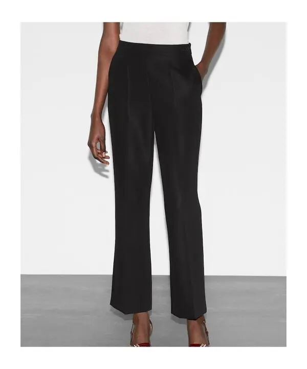 Gucci Logo Embroidered Bootcut Trousers