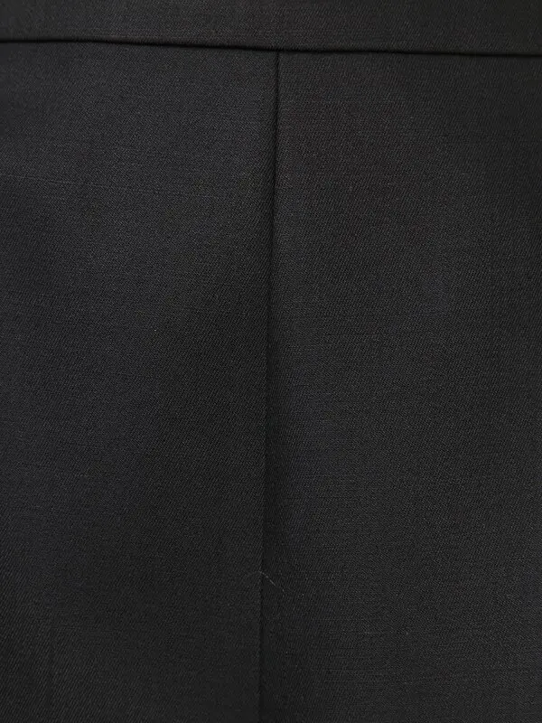 Gucci Logo Embroidered Bootcut Trousers