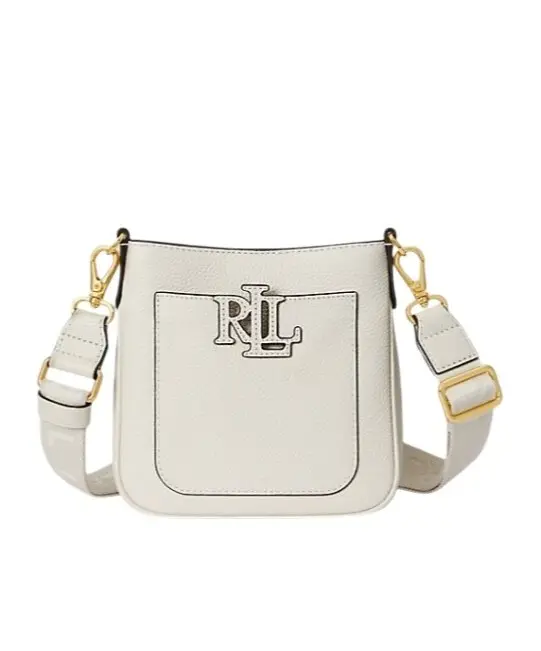 Ralph Lauren Logo Shoulder Bag - Soft White
