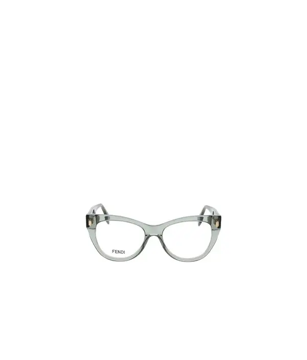 Fendi Cat Eye Eyeglasses - Gray